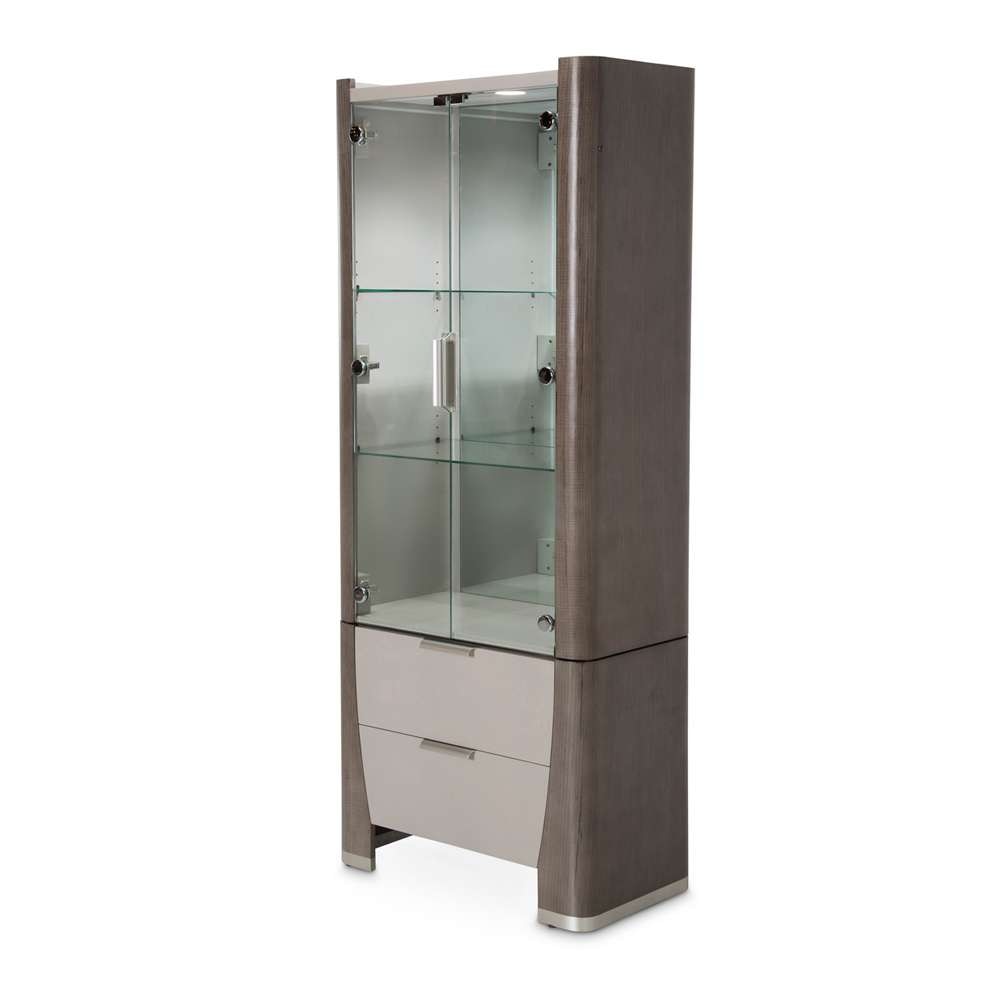 Aico by Michael Amini - Roxbury Park Display Cabinet - Slate - N9006209-220