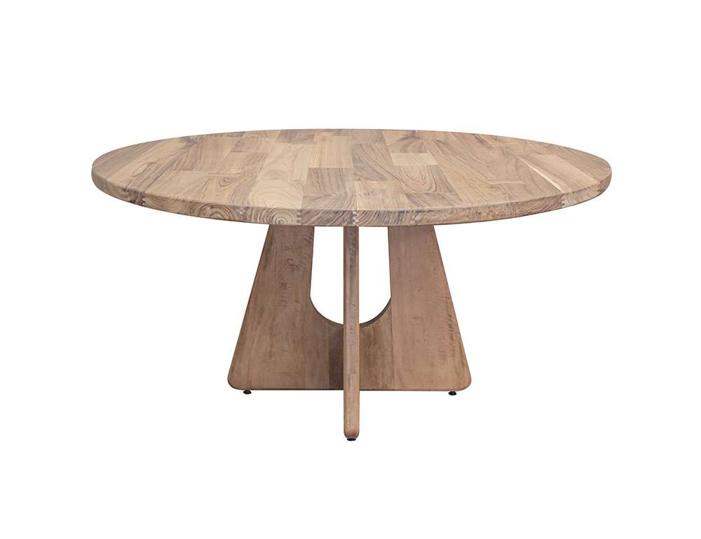 IFD - Natural Parota - Natural Parota Round Dining Table - IFD8681RND-TBL