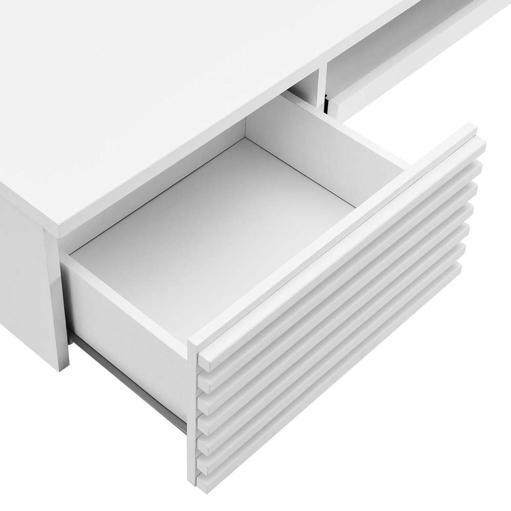 Modway - Render Wall Mount Wood Office Desk - EEI-5865-WHI Modway - Render Wall Mount Wood Office Desk - EEI-5865-WHI