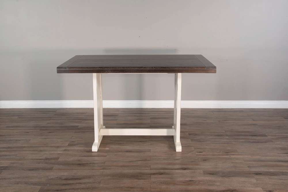Sunny Designs - Carriage House - Rectangular Wood Counter Height Dining ...